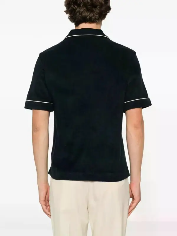 Moncler Textured Polo Shirt