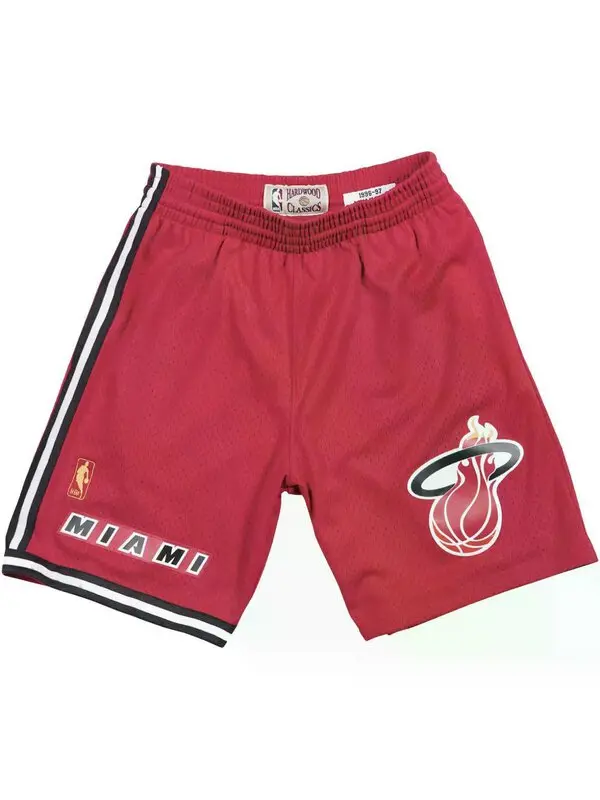 Mitchell & Ness Nba 96-97 Heat Alternate Swingman Shorts - Red