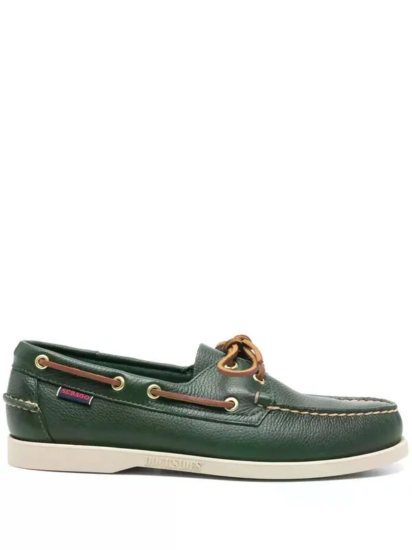 SEBAGO Portland Martellato Boat Shoes - Green