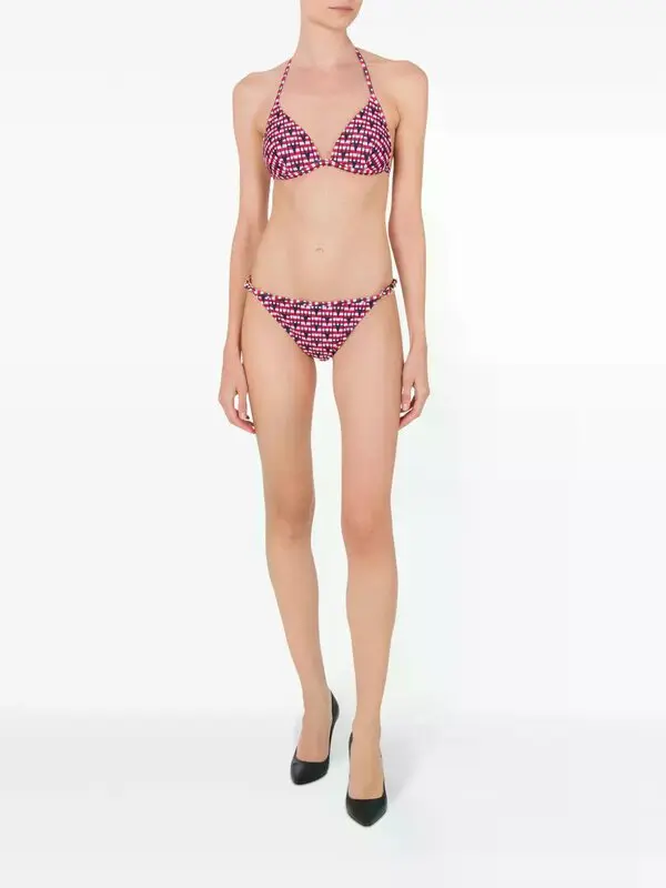 Moschino Print Bikini Top