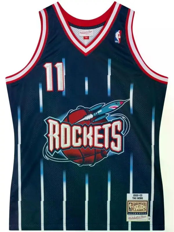 Mitchell & Ness Nba Houston Rockets 02 Yao Ming Authentic Road Jersey - Blue