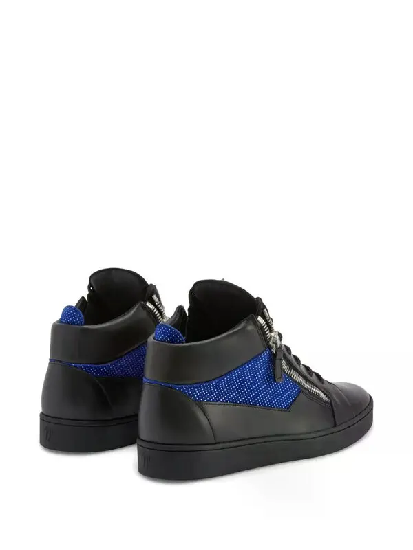 GIUSEPPE ZANOTTI Kriss Leather Sneakers - Black