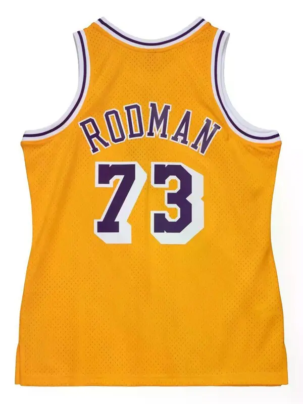 Mitchell & Ness 1998/99 Dennis Rodman Los Angeles Lakers Swingman Player Jersey - Yellow