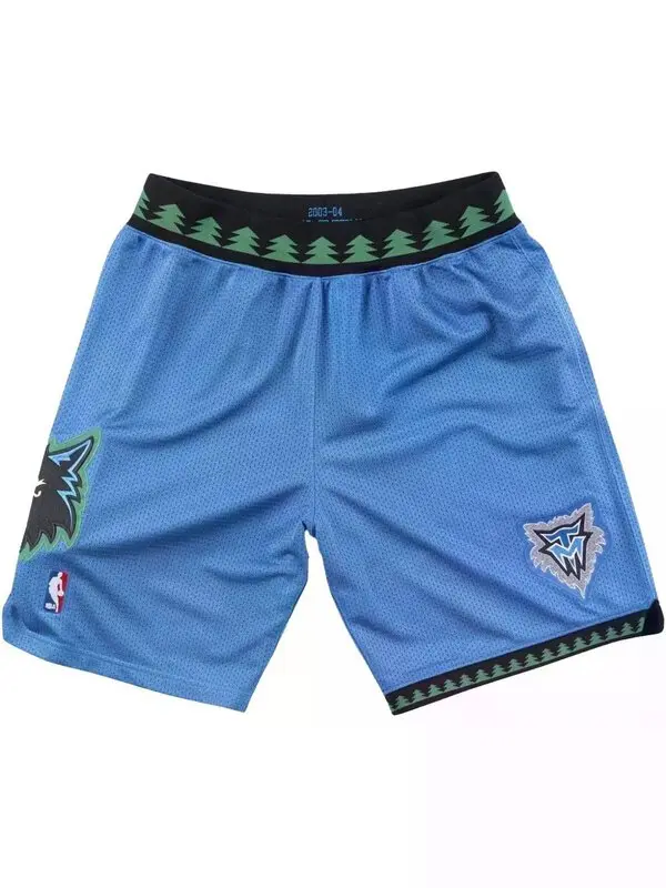 Mitchell & Ness Minnesota Timberwolves 2003/04 Authentic Road Shorts - Blue
