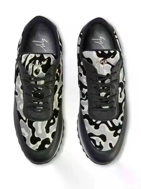 GIUSEPPE ZANOTTI Jimi Lace-up Sneakers - Black