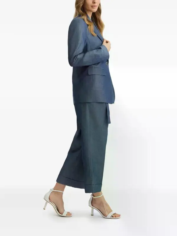 Liu Jo Logo-plaque Blazer - Blue