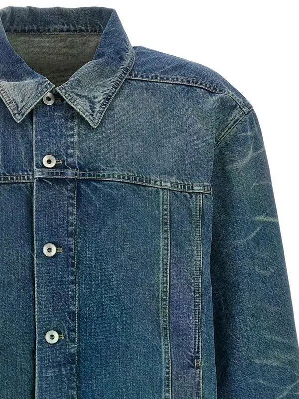 Rick Owens Jumbo Worker Jacket - Blue