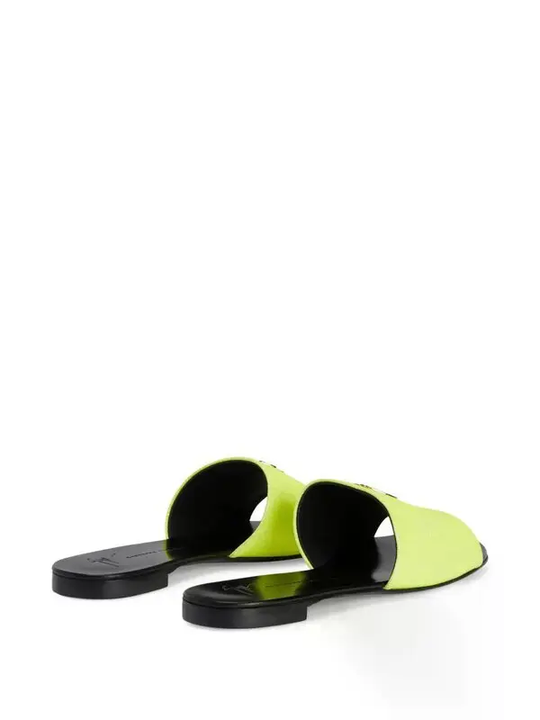 GIUSEPPE ZANOTTI Shirley Glitter Sandals - Yellow