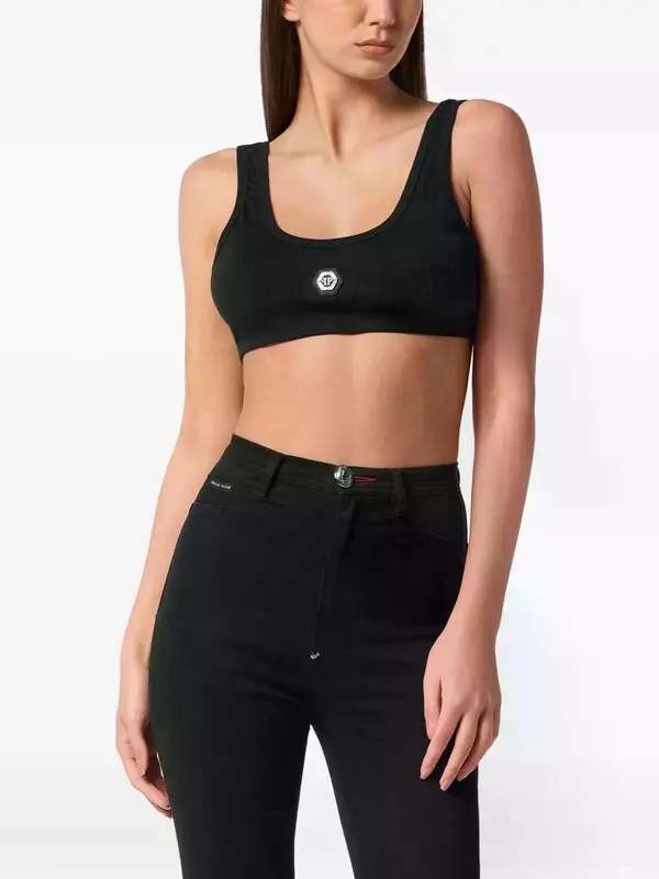 Philipp Plein Cropped Tank Top