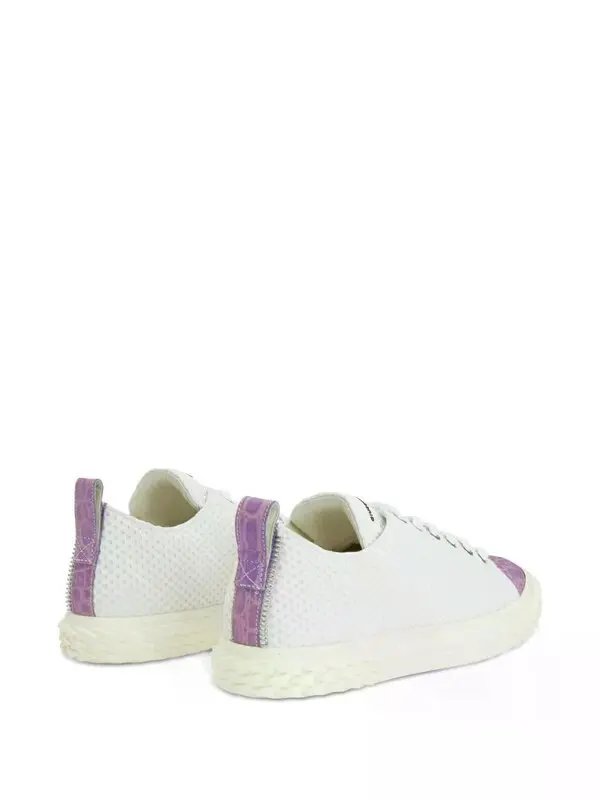 GIUSEPPE ZANOTTI Blabber Lace-up Sneakers - White