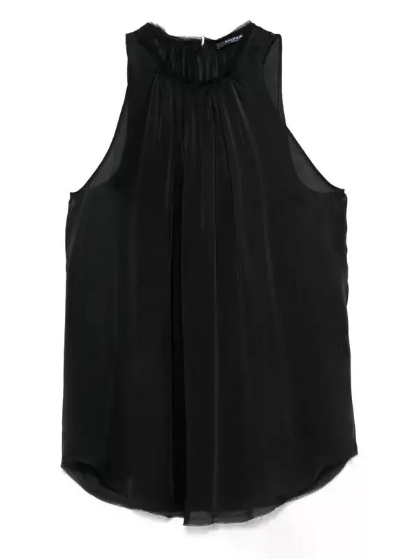 Balmain Silk Sleeveless Blouse