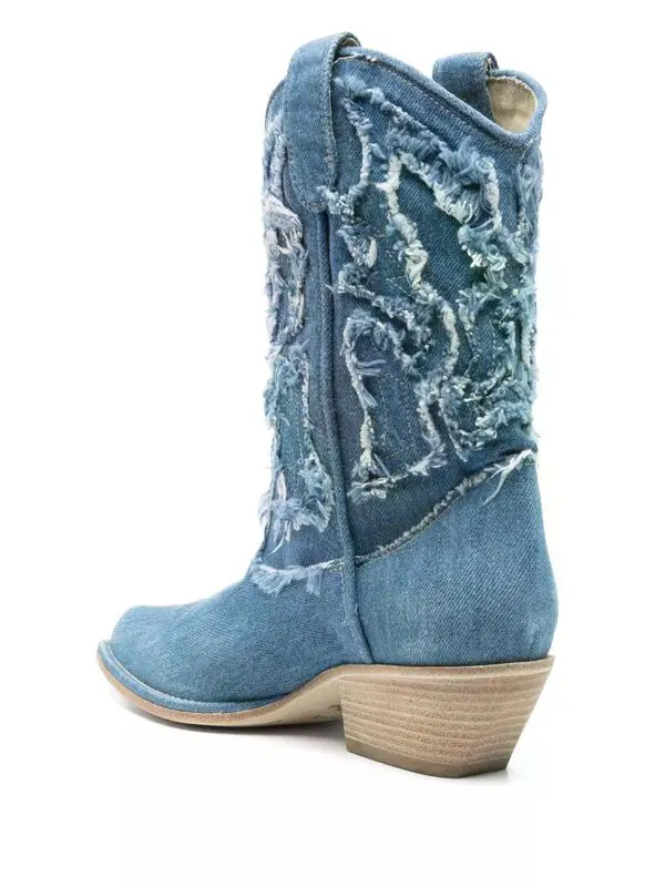 VIC MATIE 50mm Westy Boots - Blue