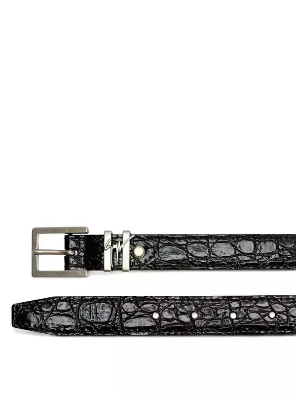 GIUSEPPE ZANOTTI Teodore Belt - Black
