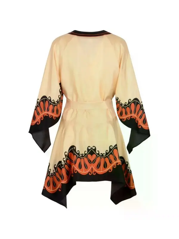 La DoubleJ X Mother Malibu Printed Dress - Neutrals