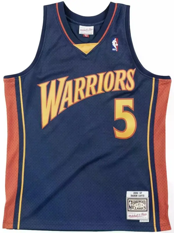 Mitchell & Ness Nba Golden State Warriors '06 Baron Davis Swingman Jersey Top - Blue
