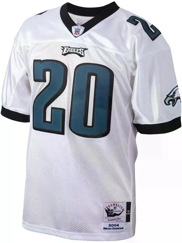 Mitchell & Ness Nfl Authentic Eagles 2004 Brian Dawkins Jersey - White