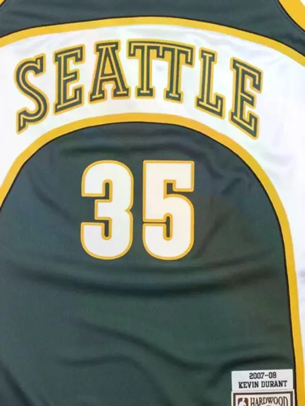 Mitchell & Ness Nba Seattle Supersonics Kevin Durant Basketball Jersey