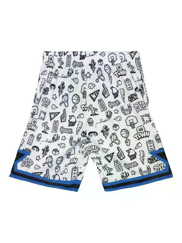 Mitchell & Ness Orlando Magic 1994 Doodle Basketball Shorts