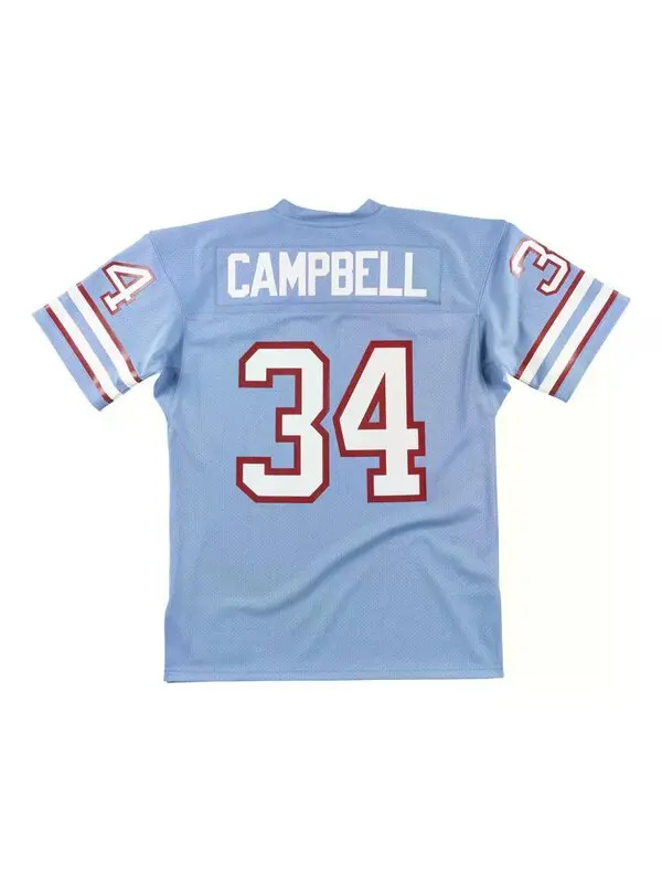 Mitchell & Ness 1980 Earl Campbell Oilers Authentic Jersey - Blue
