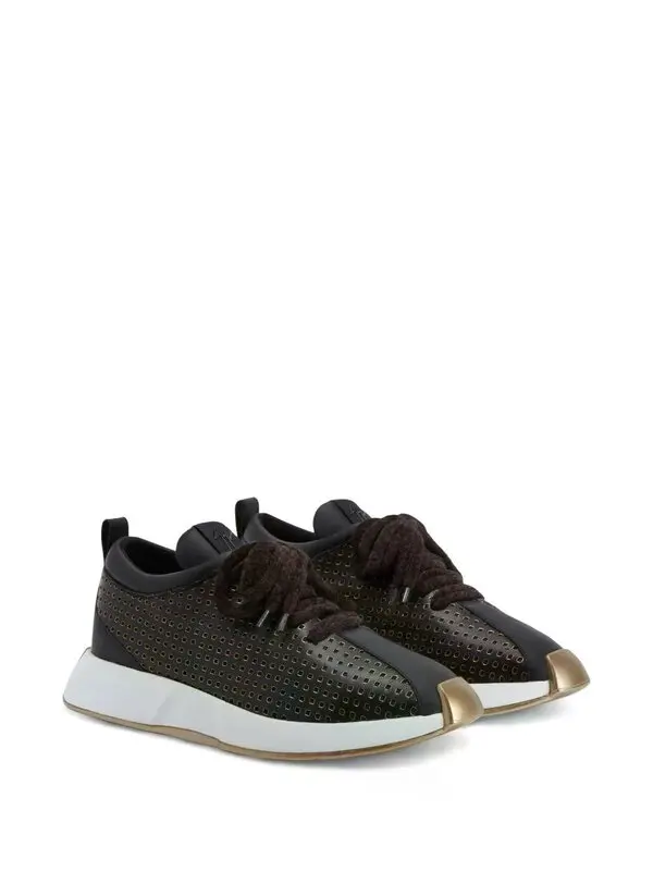 GIUSEPPE ZANOTTI Ferox Lace-up Low-top Sneakers - Black