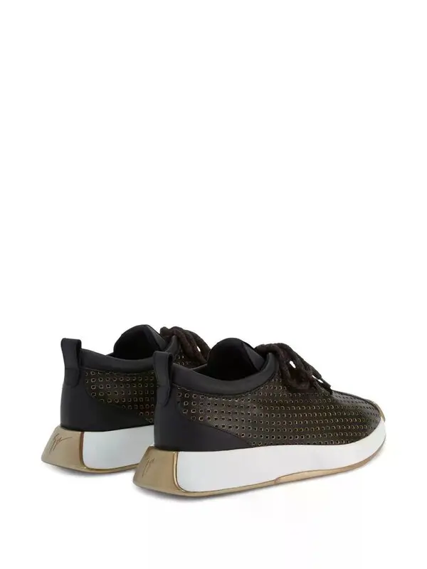 GIUSEPPE ZANOTTI Ferox Lace-up Low-top Sneakers - Black