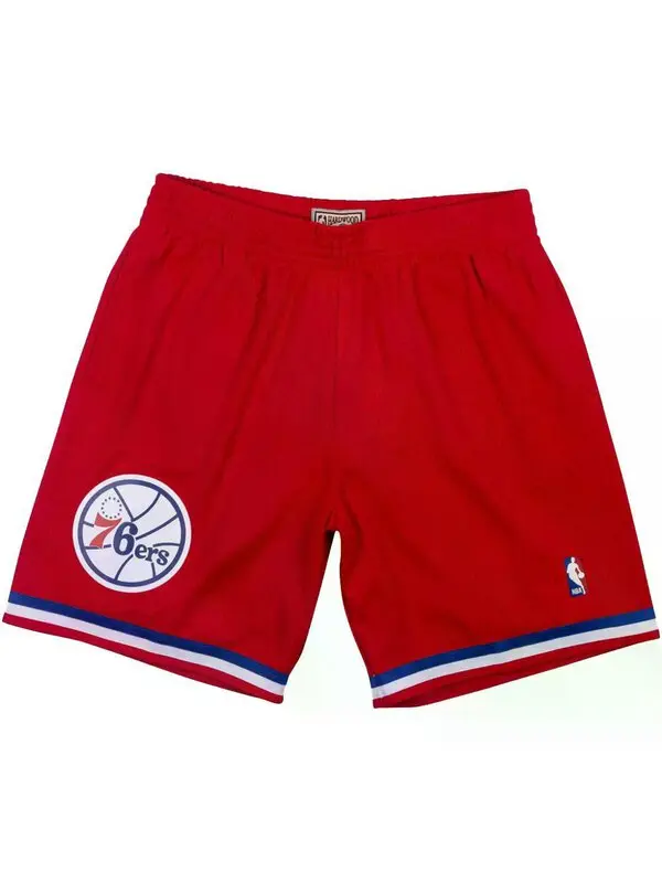 Mitchell & Ness 2002/03 Hardwood Classics Philadelphia 76ers Swingman Shorts - Red
