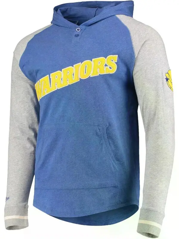 Mitchell & Ness Nba Golden State Warriors Slugfest Hoodie - Blue