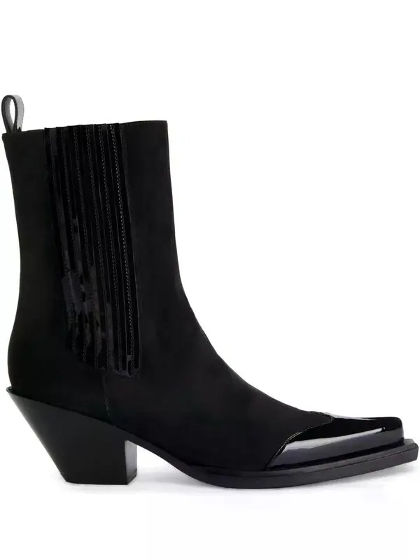 Alexandre Vauthier Suede Ankle Boots