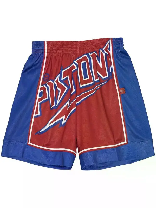 Mitchell & Ness Nba Detroit Pistons Blown Out Shorts