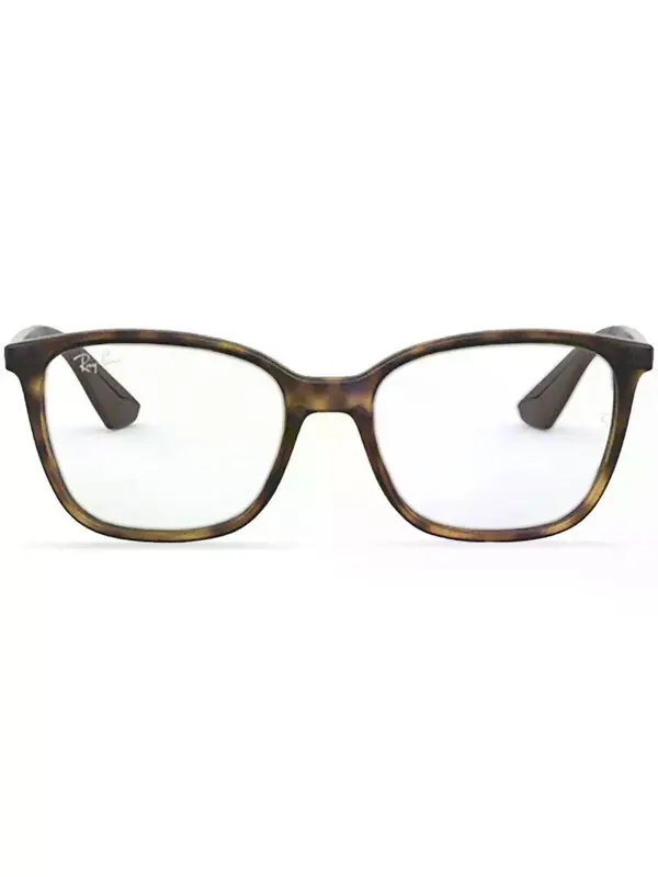 Ray-ban Square-frame Eyeglasses - Brown
