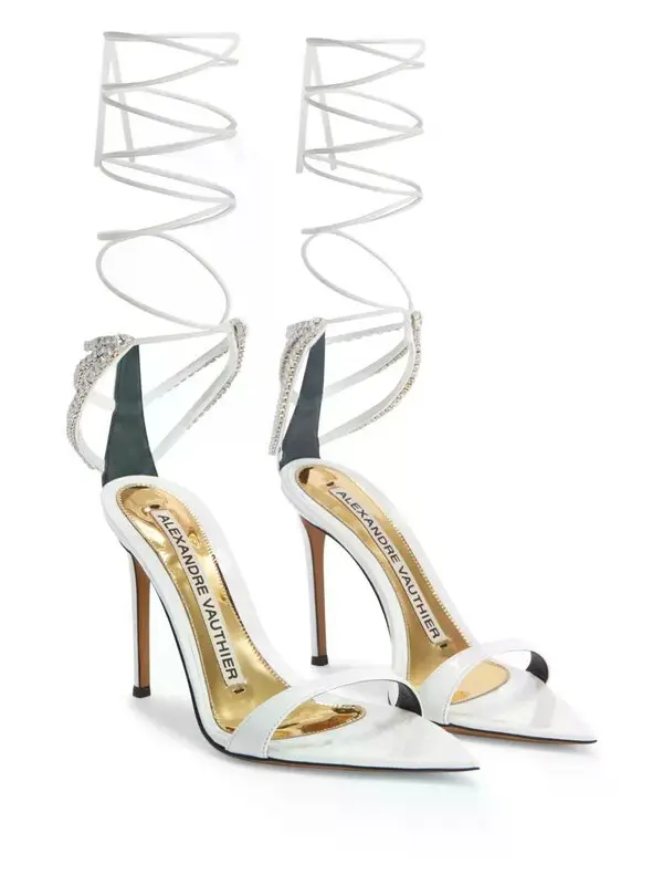 Alexandre Vauthier 111mm Lace-up Sandals