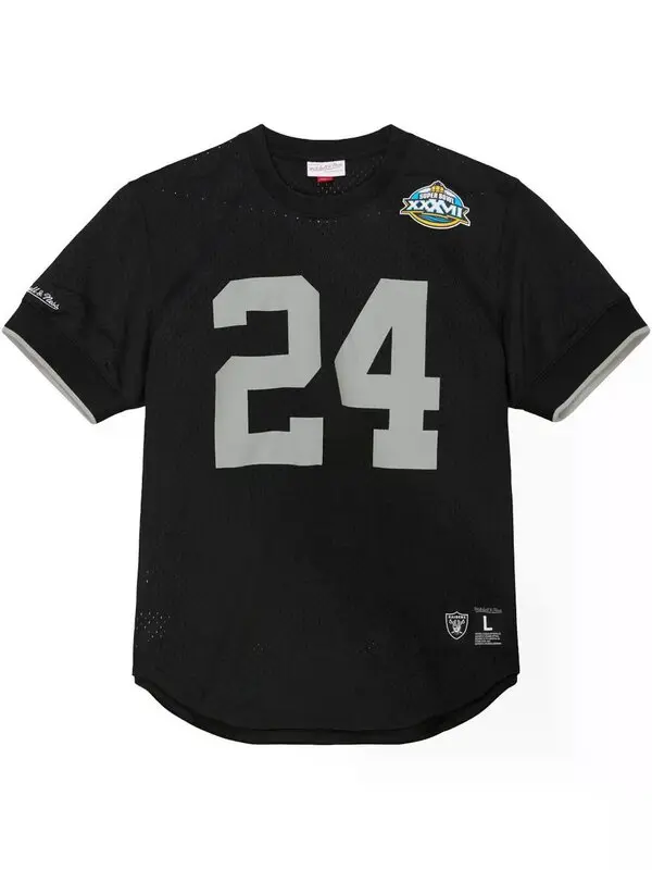 Mitchell & Ness 2002 Charles Woodson Oakland Raiders Name & Number Jersey - Black