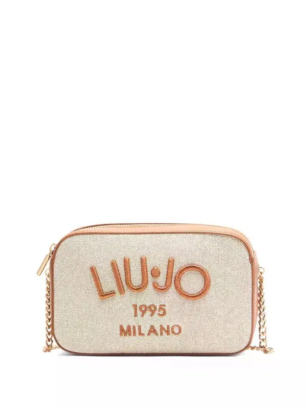 Liu Jo Logo-embroidered Cross Body Bag - Neutrals