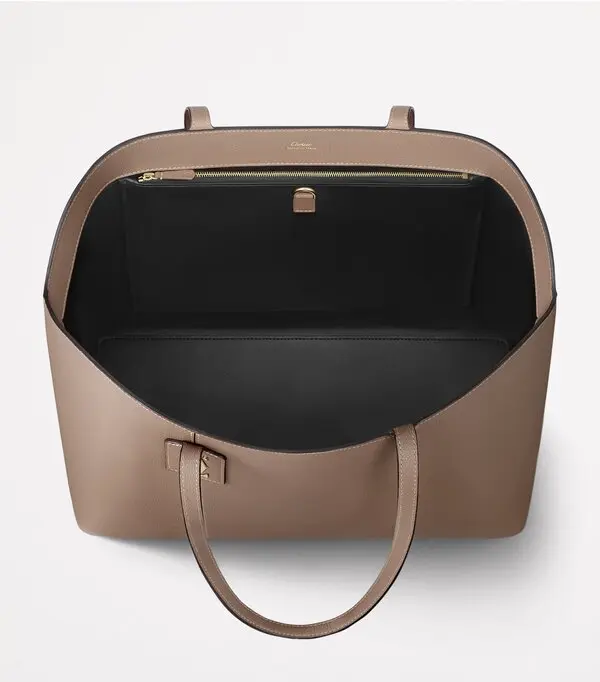 Cartier Leather C De Tote Bag