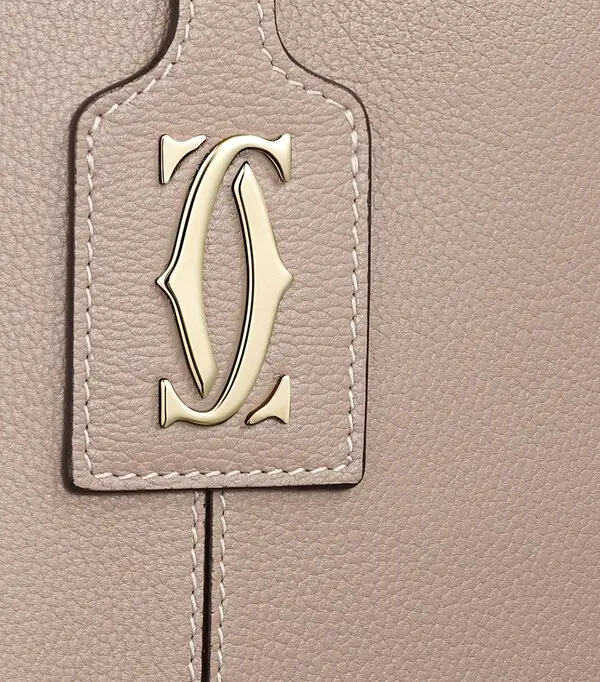 Cartier Leather C De Tote Bag