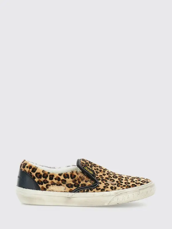 GOLDEN GOOSE Animalier Pony Skin Slip-on Sneakers - Multicolor