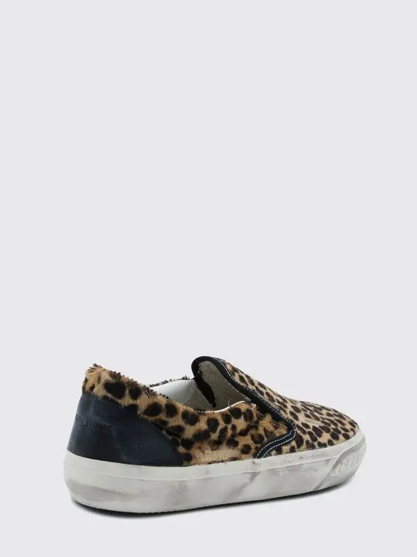 GOLDEN GOOSE Animalier Pony Skin Slip-on Sneakers - Multicolor