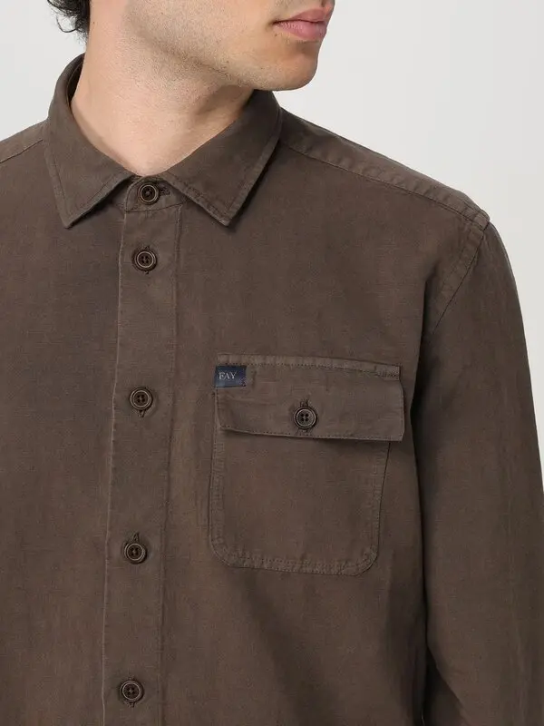 FAY Shirt - Brown