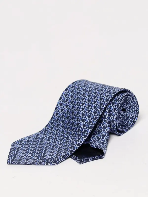 FERRAGAMO Neck Tie - Marine