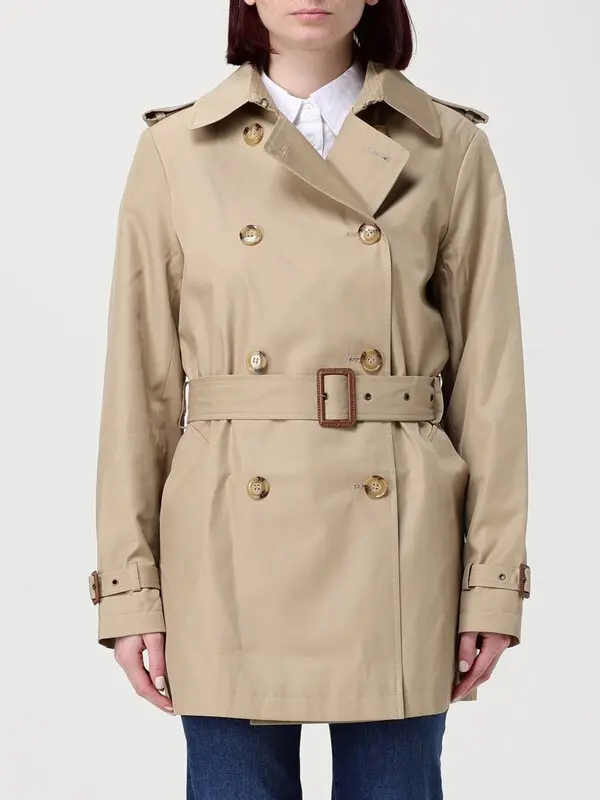 Ralph Lauren Double-breasted Cotton Blend Trench Coat