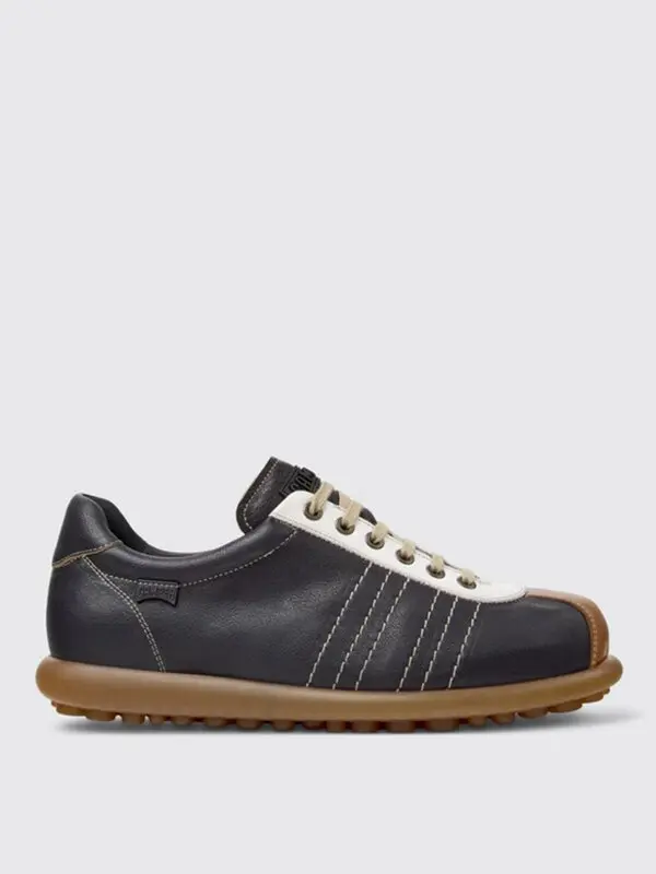 Camper Lace-up Leather Sneakers - Black