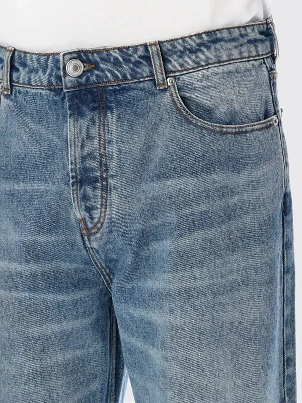 Ami Wide Leg Jeans - Blue