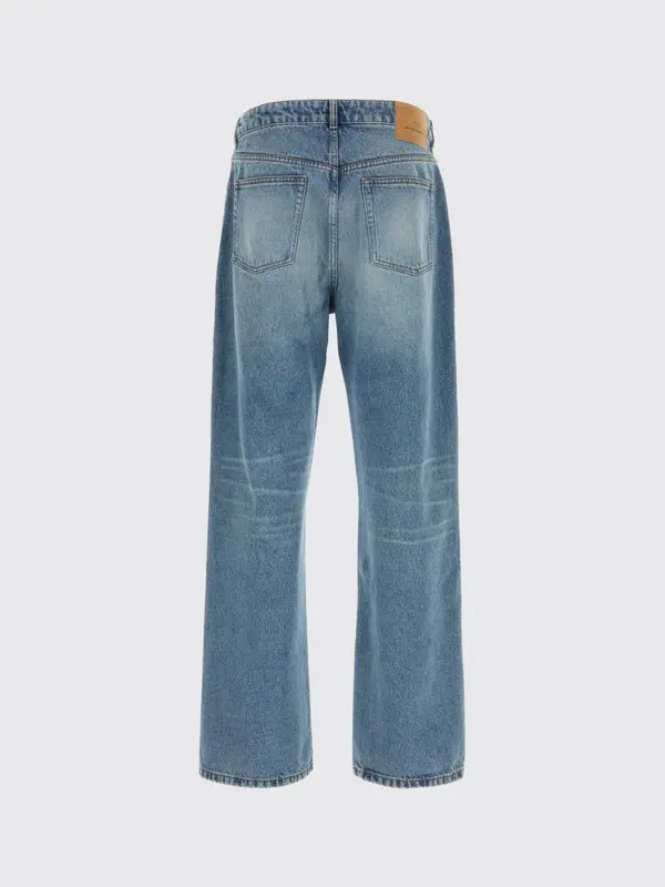 AMI Paris Mid-rise Wide Leg Jeans