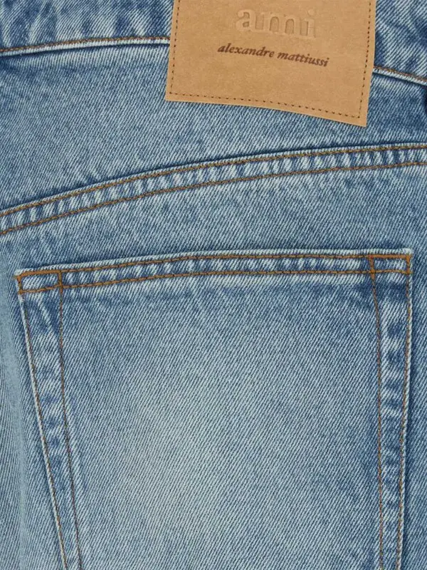AMI Paris Mid-rise Wide Leg Jeans