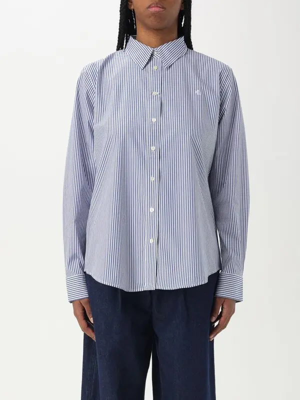 Ralph Lauren Striped Button-up Shirt - Blue 1
