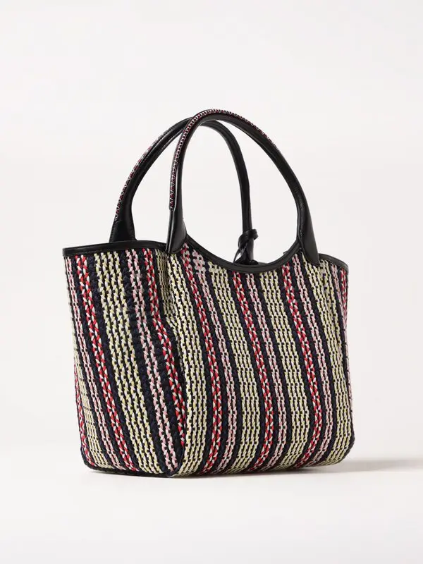 Emporio Armani Woven Tote Bag - Blue