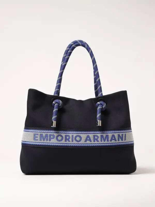 Emporio Armani Shoulder Bag In Blue - 60% Off | Editorialist