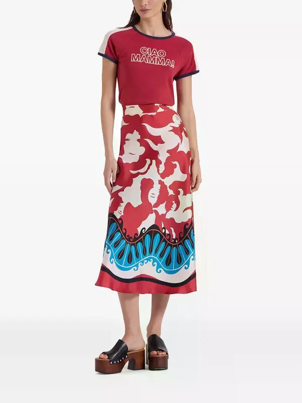 La DoubleJ Lungomare Midi Skirt