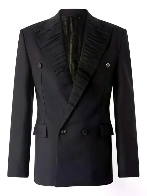 Roberto Cavalli Pleat-detail Blazer