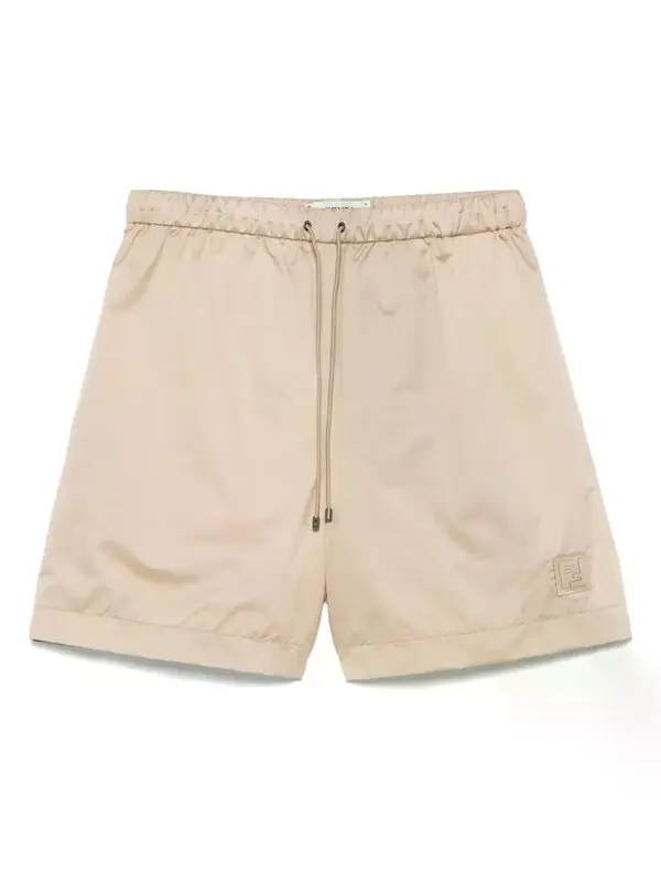 Fendi Logo-patch Shorts